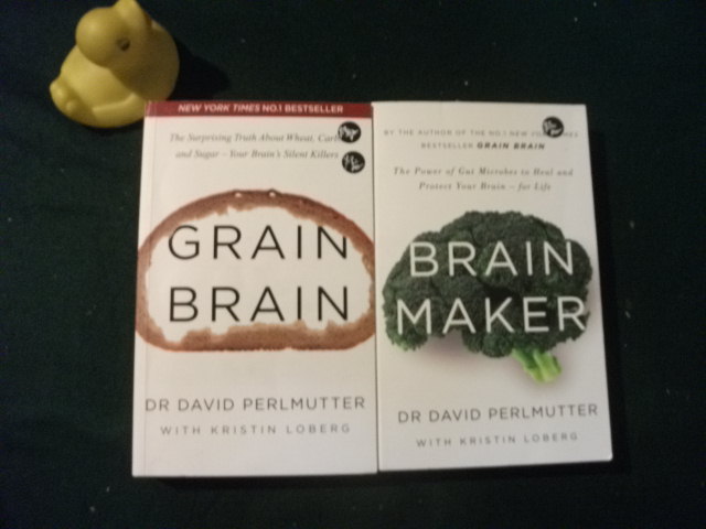 Grain Brain (2014) and Brain Maker (2015) (1st editions) by Dr, David ...