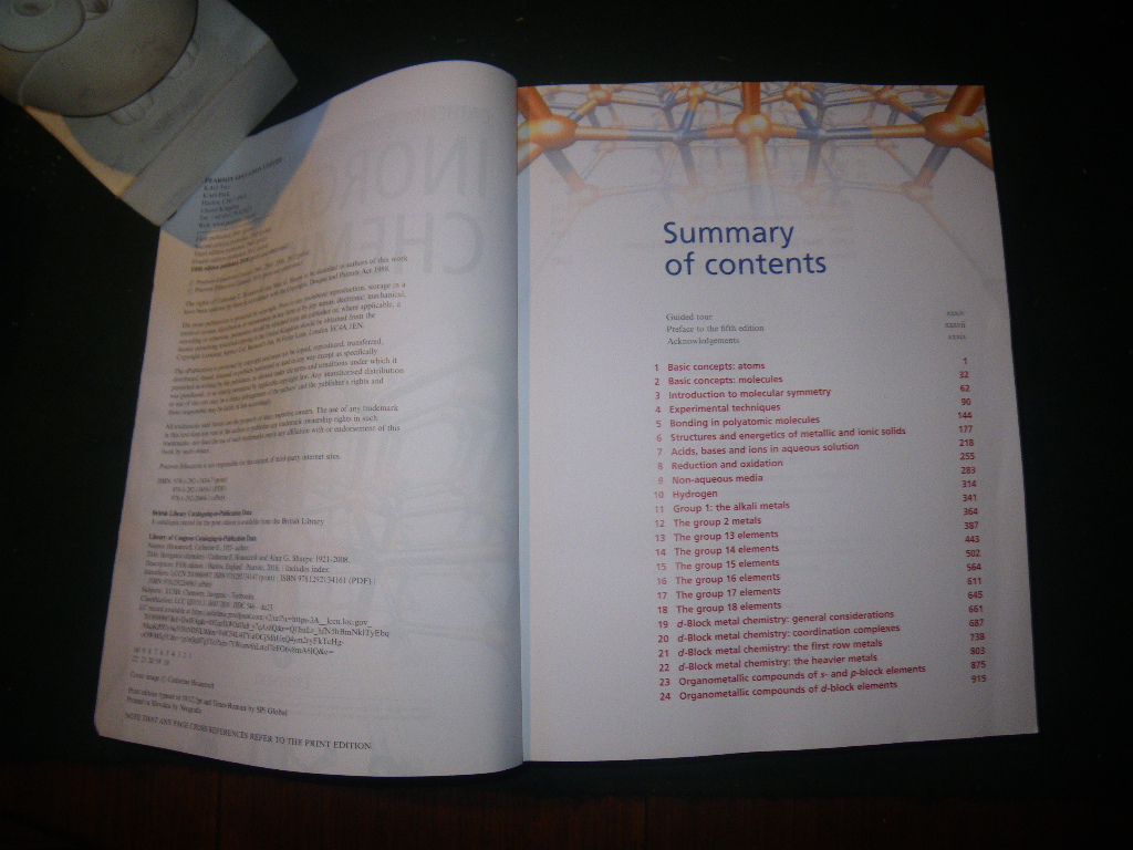 Inorganic Chemistry by Catherine E. Housecroft & Alan G. Sharpe ...